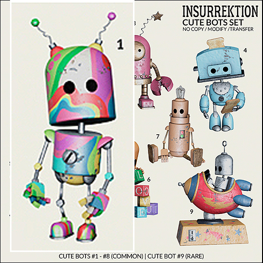 Second Life Marketplace - 01 - [IK] Cute Bots - Robot #1 - COMMON